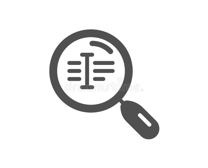 Search Text Icon. Find Word Sign. Vector Stock Vector - Illustration of ...