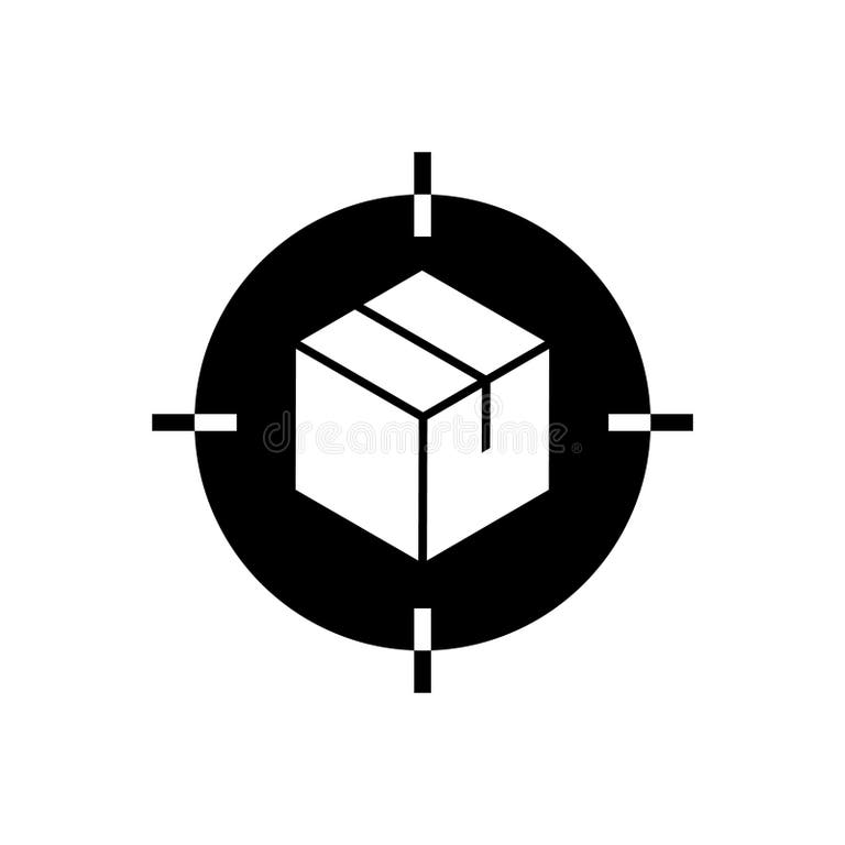 Search, Tracking Sent Parcel and Symbol Vector. Vector Illustration ...