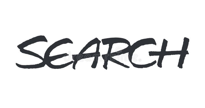 Search vector lettering stock vector. Illustration of text - 141545932