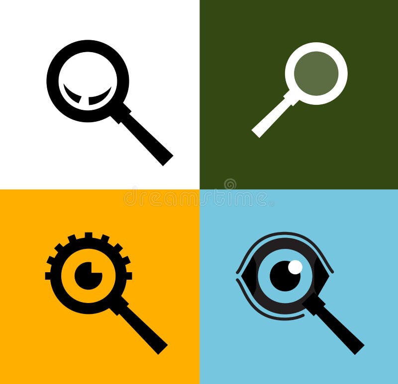 Search Vector Logo Design Template. Magnifying Stock Vector ...