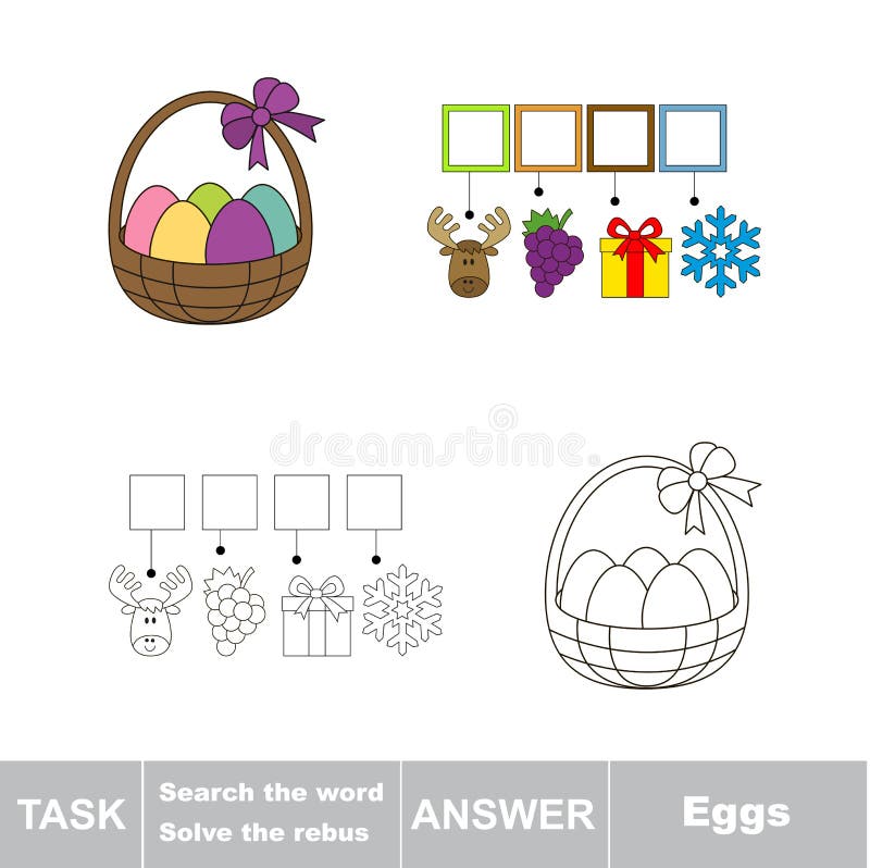 Search the word Basket stock vector. Illustration of color - 65701025