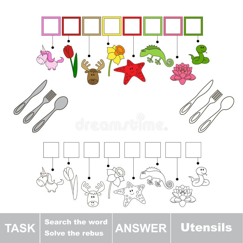 Word Utensils Stock Illustrations – 408 Word Utensils Stock ...