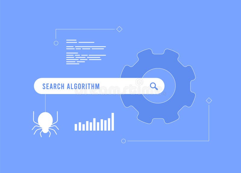 Searching Algorithms Concept. Changing Search Engine Algorithm for ...