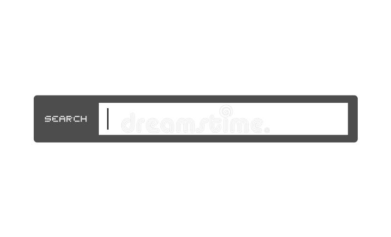 Searching bar illustration stock vector. Illustration of element ...