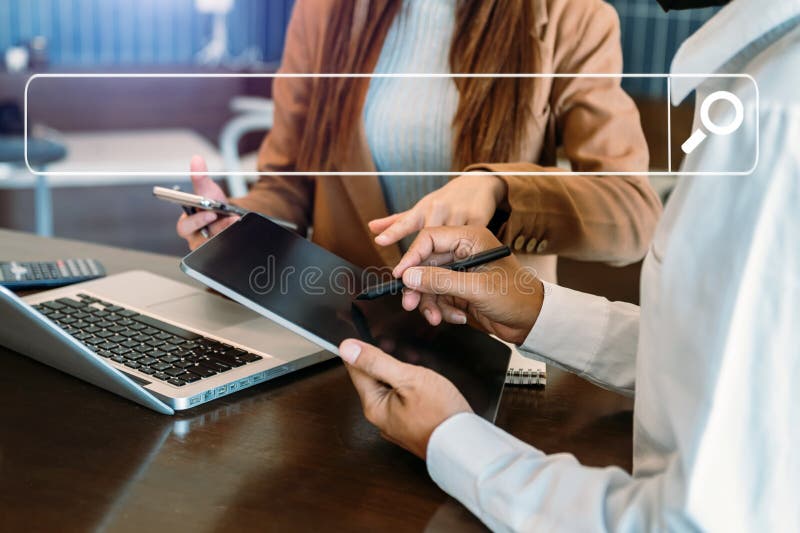 Searching Browsing Internet Data Information Networking Concept with ...