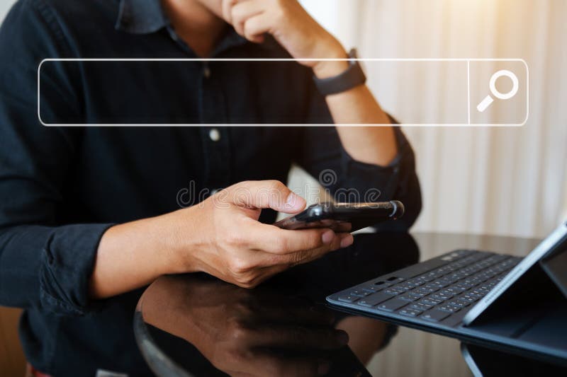 Searching Browsing Internet Data Information Networking Concept with ...