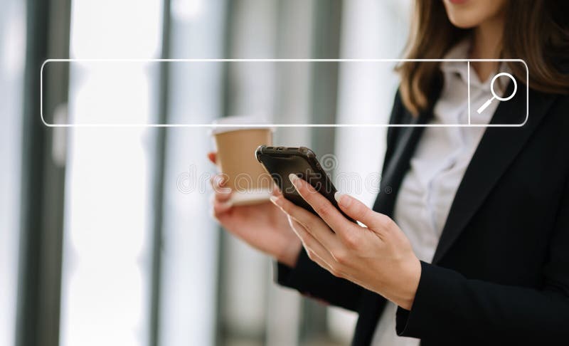 Searching Browsing Internet Data Information Networking Concept with ...