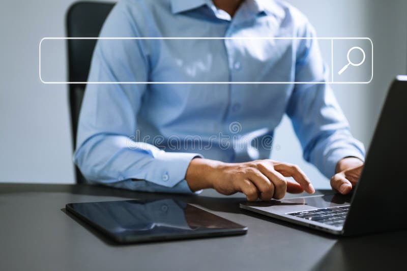 Searching Browsing Internet Data Information Networking Concept with ...