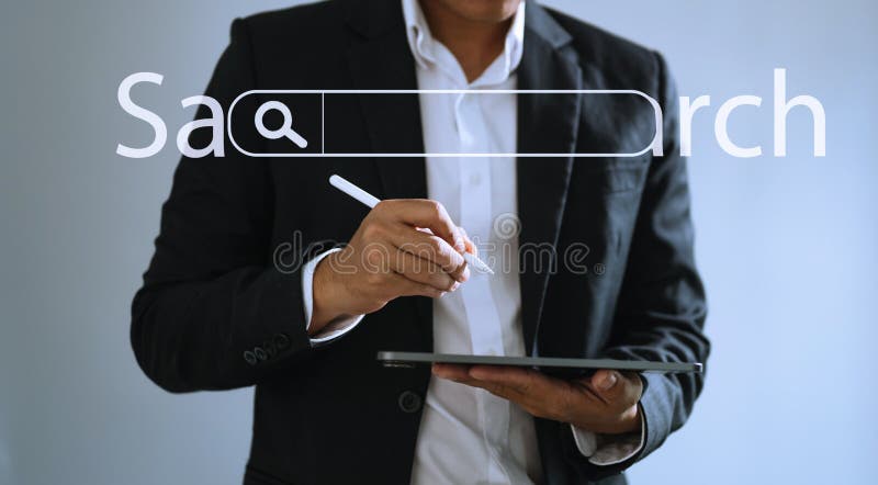 Searching Browsing Internet Data Information Networking Concept with ...