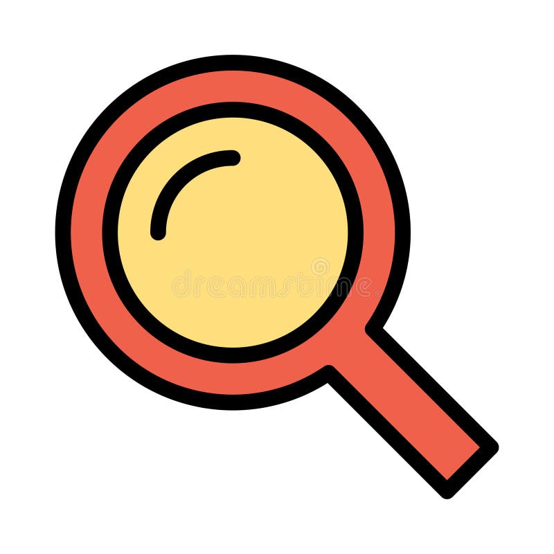 Searching color line icon stock vector. Illustration of vector - 274499952