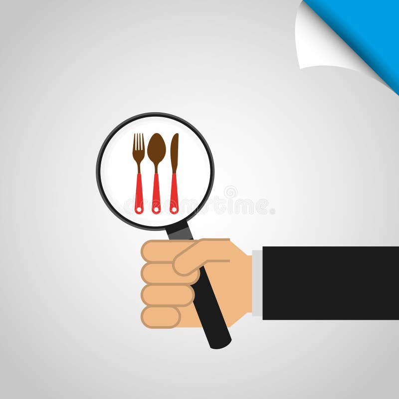 Searching concept design stock illustration. Illustration of magnifier ...