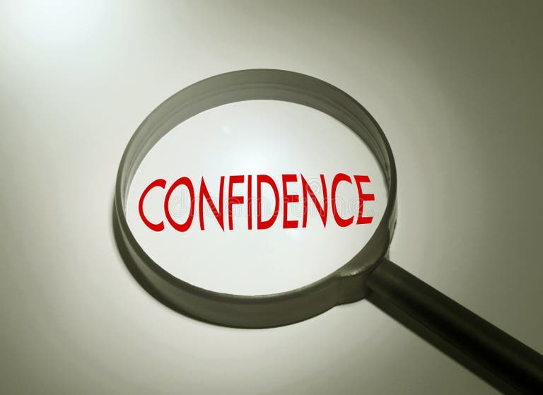 Searching confidence stock photo. Image of object, loupe - 80650784