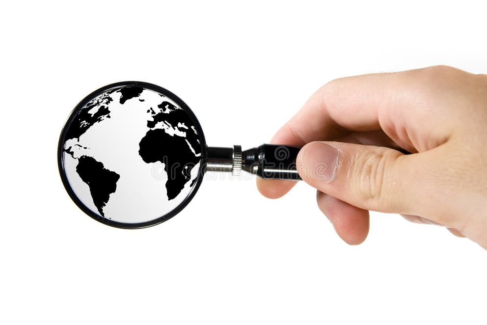 Searching on Earth stock image. Image of searching, global - 6927785