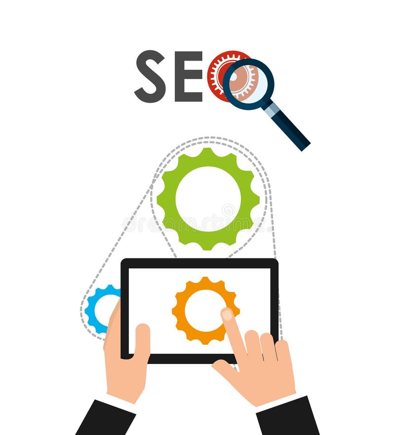 Searching Engine Optimization Stock Vector - Illustration of graphic ...