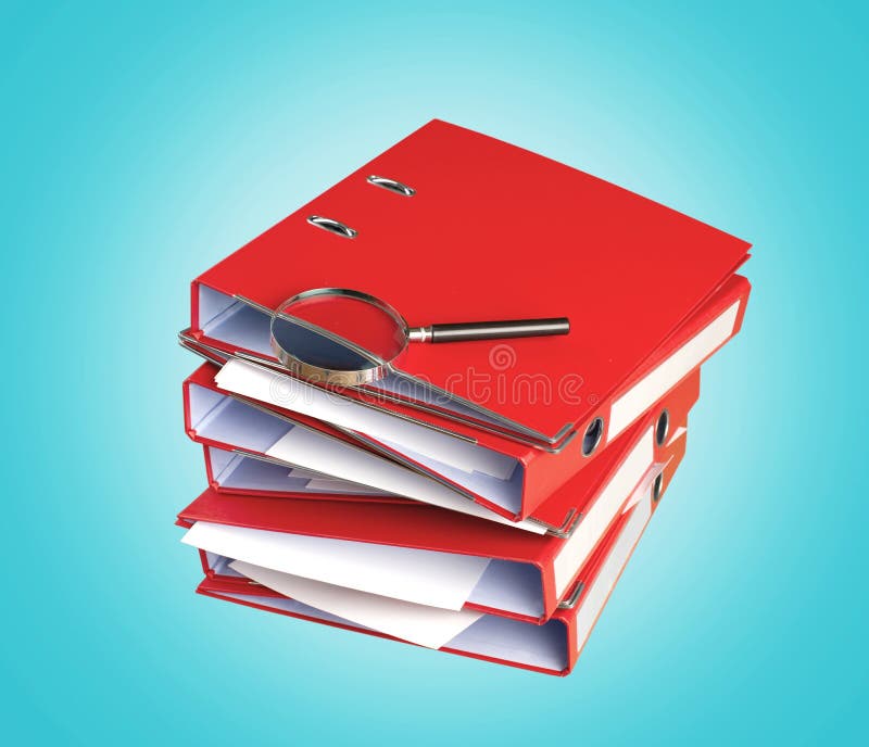 Searching stock image. Image of stack, file, magnifying - 61563357