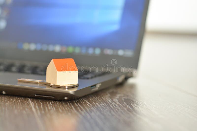 Searching and Finding a New Home Online on Internet Using a Computer ...