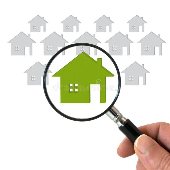 Searching for house stock image. Image of glass, estate - 27738943