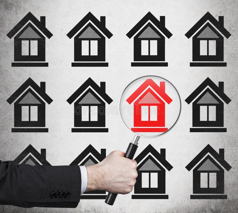 Searching house stock photo. Image of cottage, icon, conservation ...