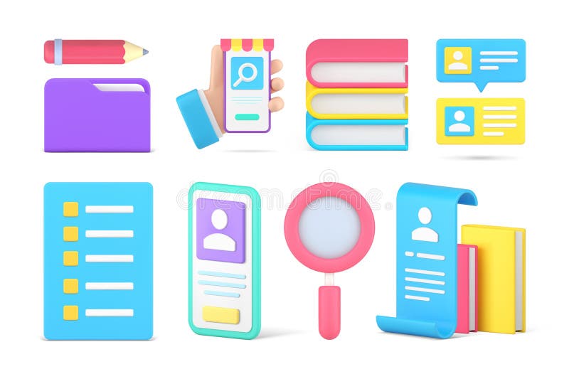 Knowledge Folder Icon. Brain, Book, Education. Editable Stroke. Vector ...