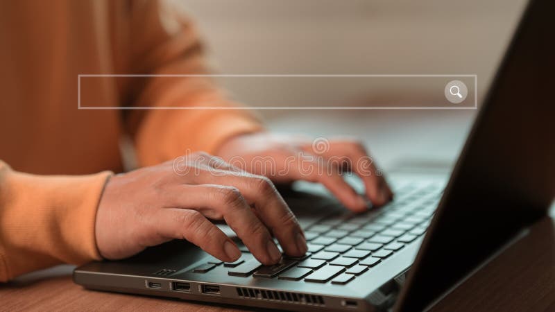 Searching the Internet, Browsing the Web with an Empty Search Bar ...