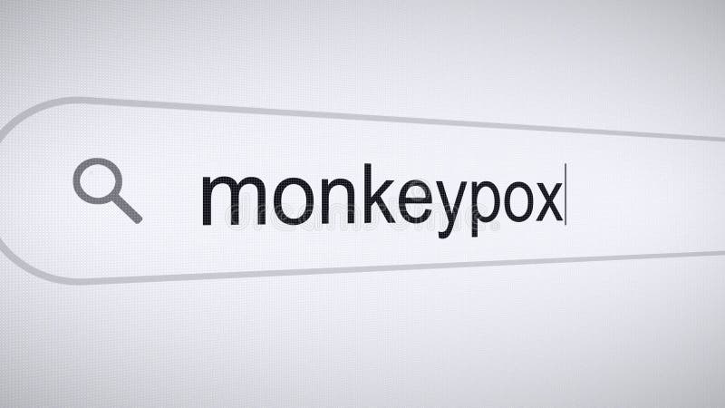 Searching Mpox, Monkeypox, Infectious Viral Disease on the Internet, Computer Screen Macro Stock ...