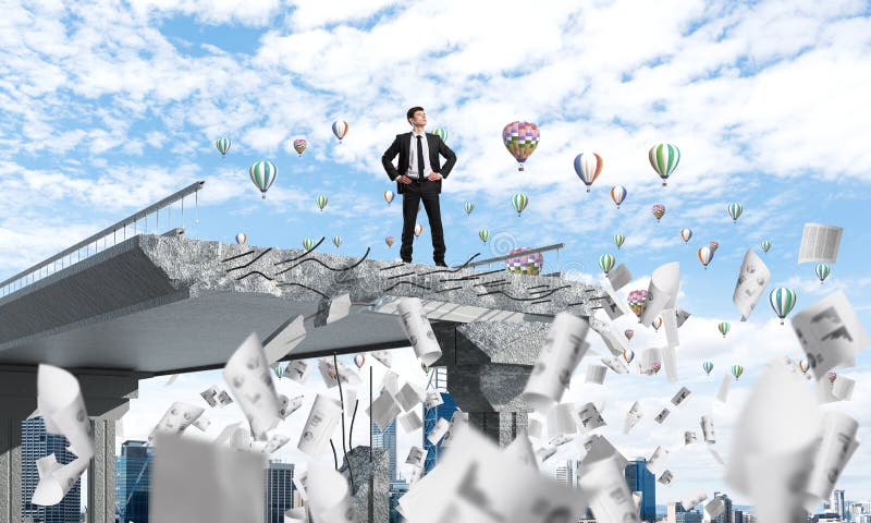 Searching New Ways for Problems Solution. Stock Illustration ...