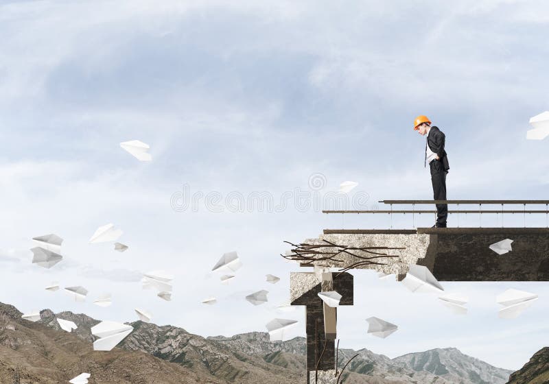 Searching New Ways for Problems Solution. Stock Photo - Image of edge ...
