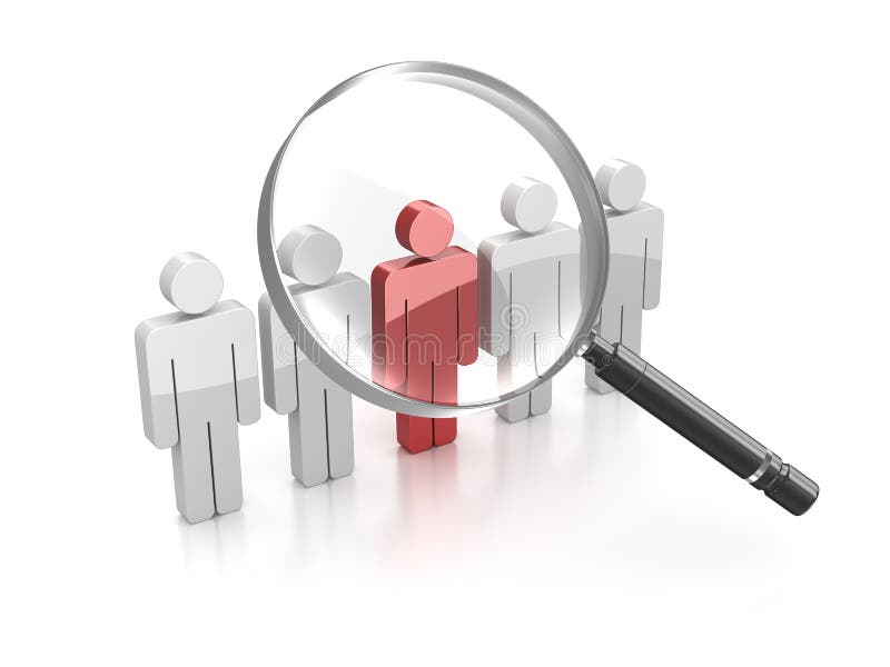 Searching People stock illustration. Illustration of lens - 59193200