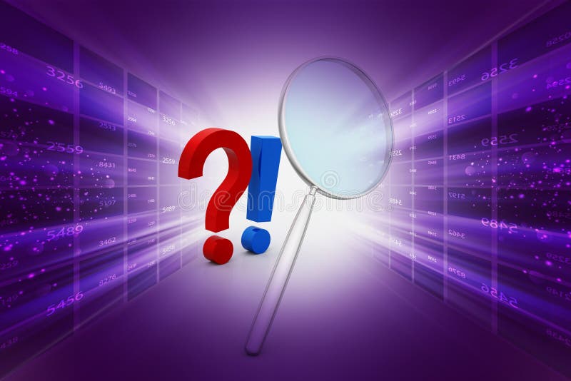 Searching problems stock illustration. Illustration of business - 71601797