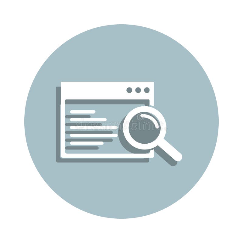 Searching Results Icon. Seo & Development Icons Universal Set for Web ...