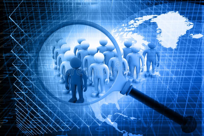 The Right Person for the Job Stock Illustration - Illustration of ...