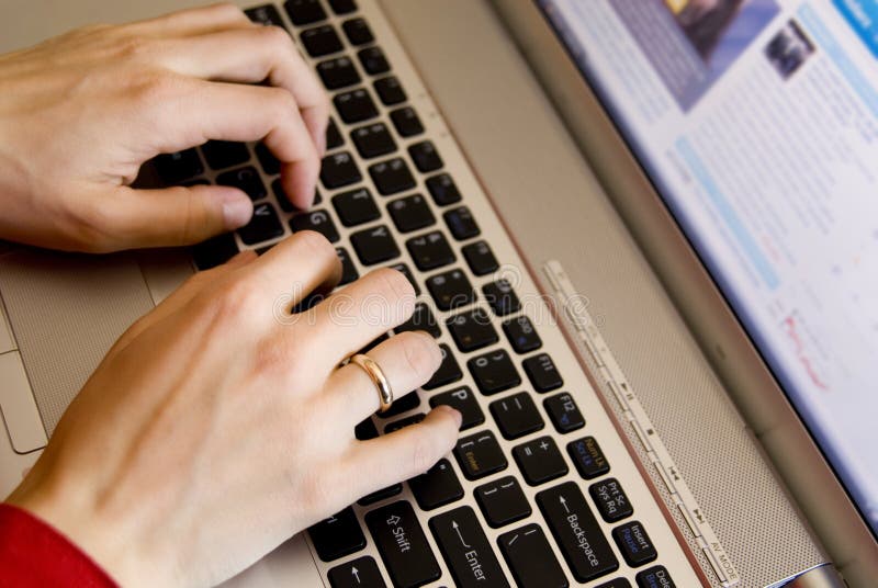 Searching the web stock photo. Image of computer, business - 7919306