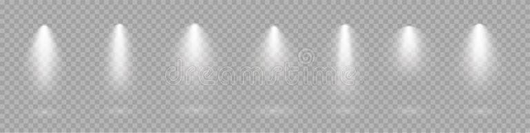 Searchlight Collection for Vector Spotlights Light Transparent Effects ...