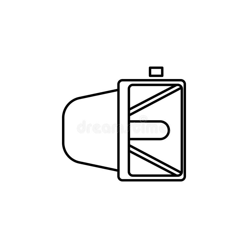 Searchlight Icon. Elements of Spotlight in Neon Style Icons Stock ...