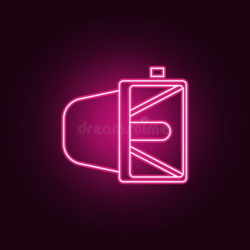 Searchlight Icon. Elements of Spotlight in Neon Style Icons Stock ...