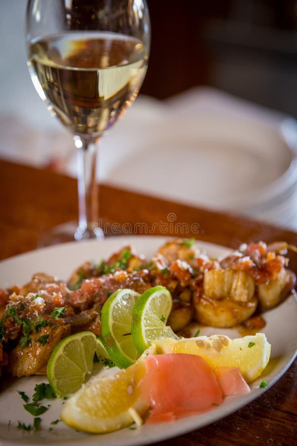 Seared Scallops Covered stock photo. Image of prepared - 336919950