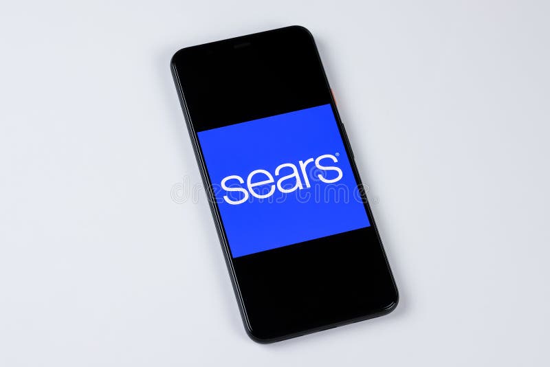 Sears App Logo on a Smartphone Screen. Editorial Photo - Image of logo ...