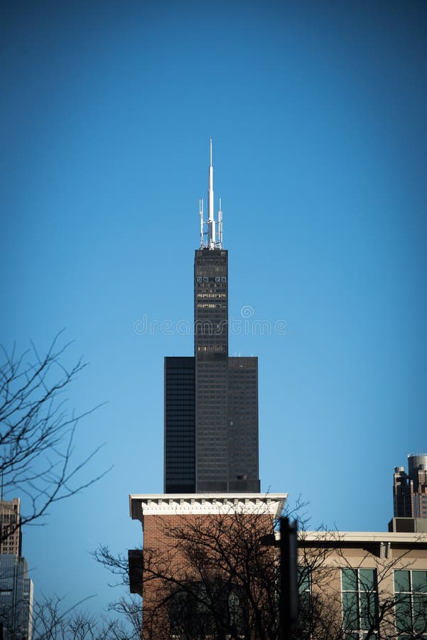 Sears Tower editorial image. Image of district, destinations - 97383800