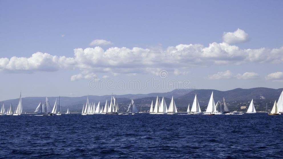 Seascape stock image. Image of classique, competition - 1358505