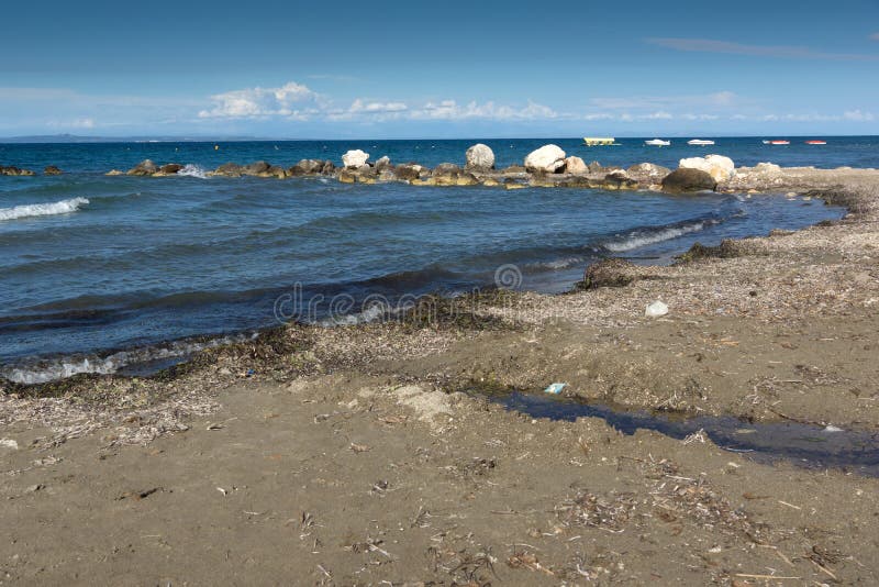 Seascape from Argassi Beach, Zakynthos Island Stock Image - Image of ...