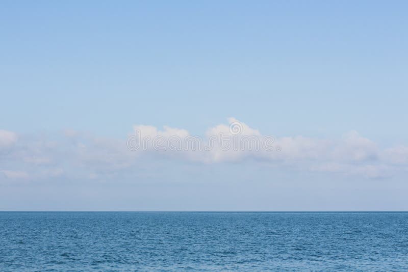 Seascape with blue sky stock image. Image of blue, holiday - 234774449