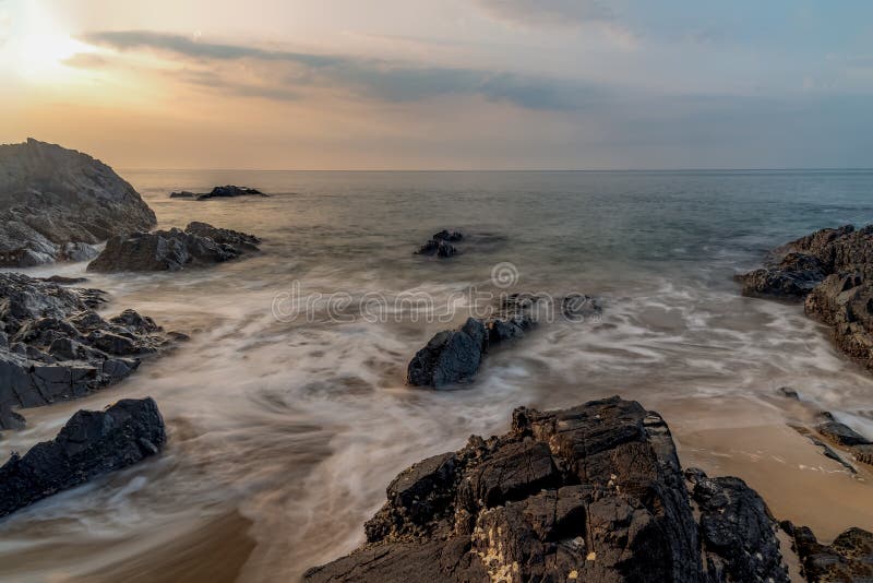 Seascape at malvan Beach stock photo. Image of seascape - 137970054