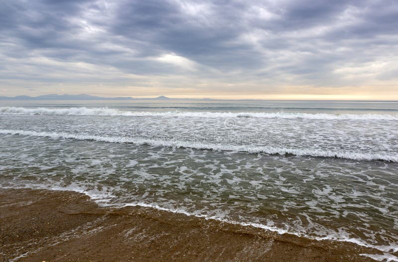 Seascape panorama stock photo. Image of ocean, coastline - 268751882
