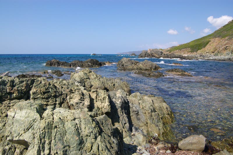 Seascape with rocks stock image. Image of coast, stone - 10812413