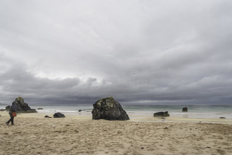 View of Sango Sands beach editorial image. Image of blue - 103148315