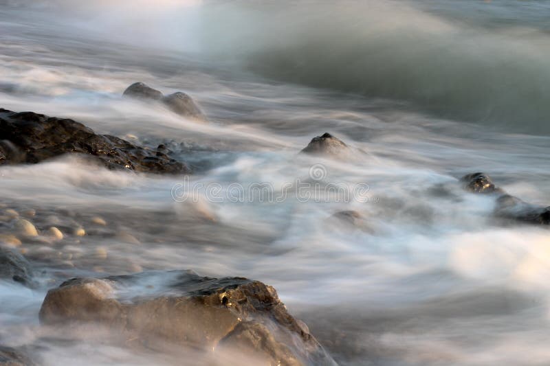 Seascape, Sea Stones, Stones in Water, Stone on the Coast, Sea Wave ...