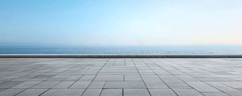 Seascape Stone Pavement Composition, Ocean View, Minimalist Design ...