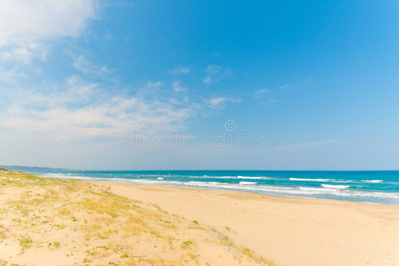Seascape in a sunny day stock image. Image of landscape - 149925133