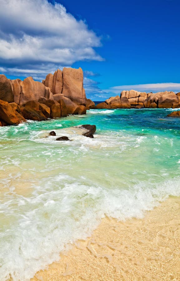 Seascape view stock image. Image of mountain, picturesque - 23385919