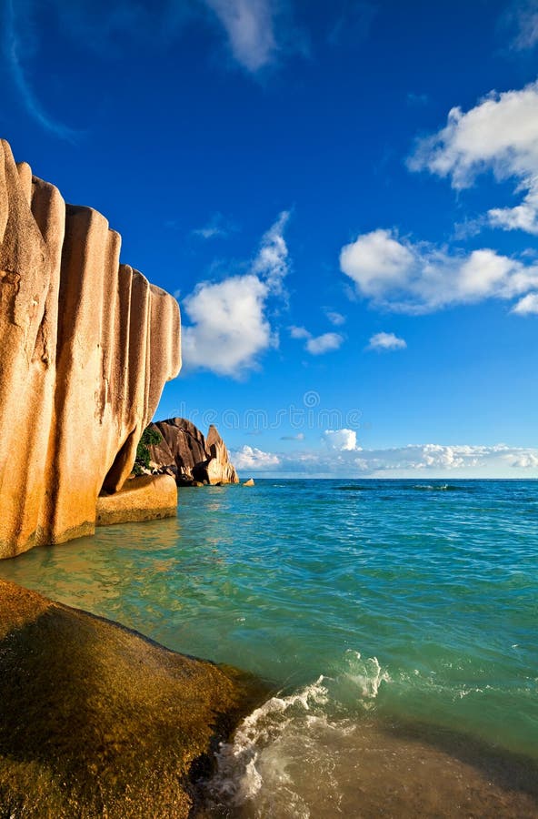 Seascape view stock photo. Image of ladigue, seascape - 23568104